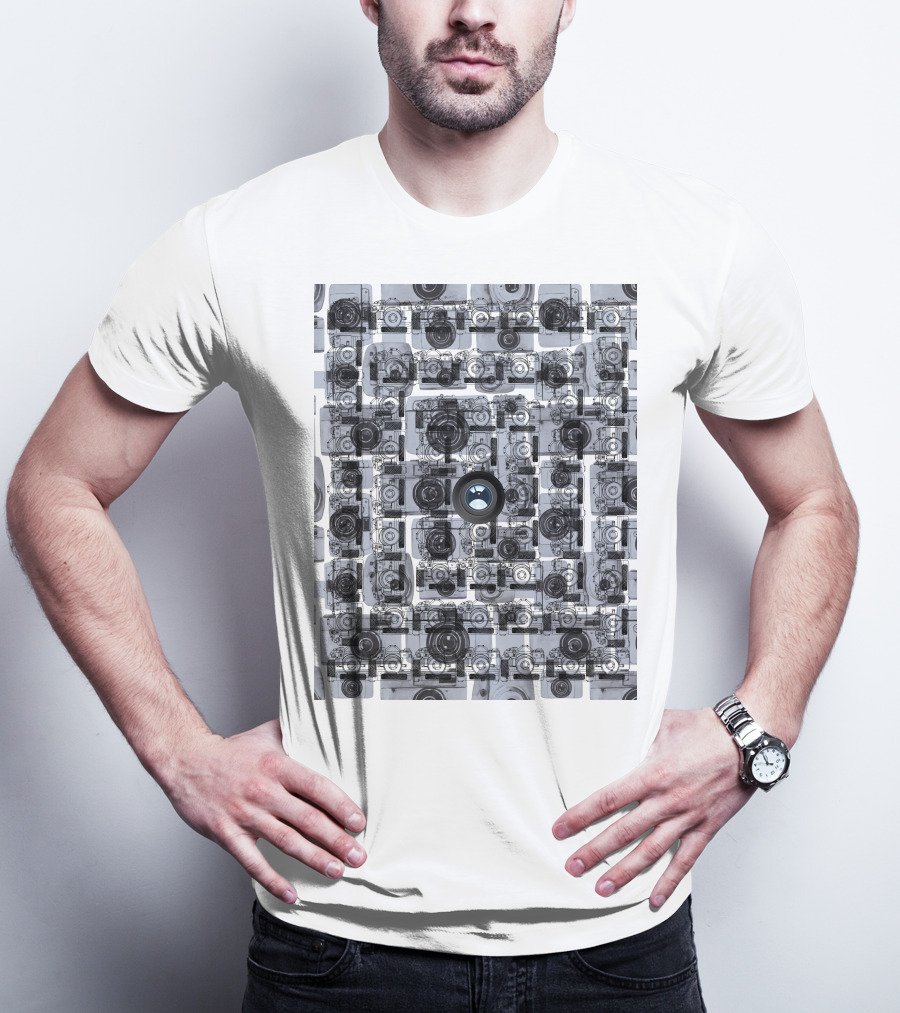 Camera Capture Memory Retro Collage T-Shirt