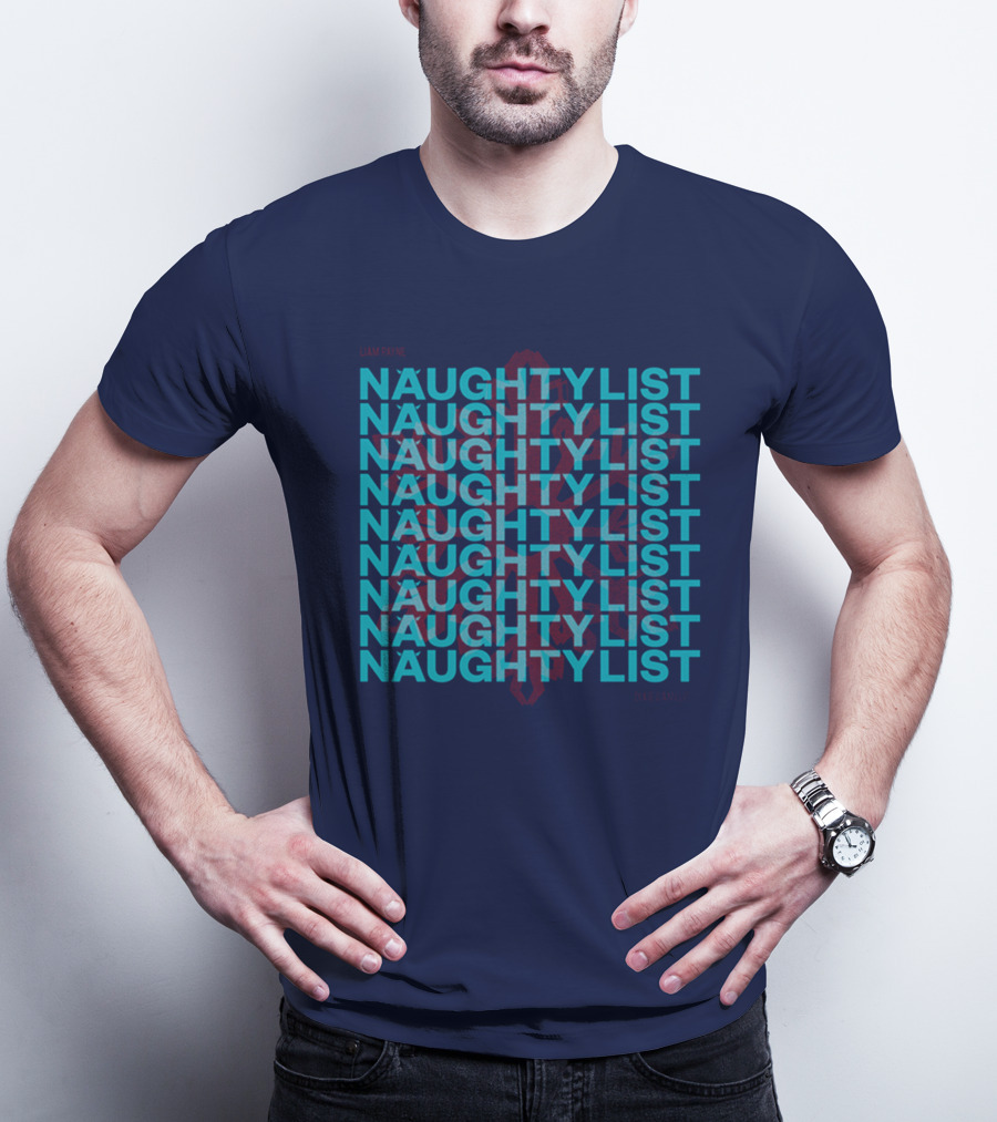 Liam Payne Naughty List Merch Shop Exclusive T-Shirt