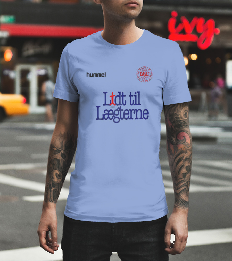 Hummel DBU Lidt Til Lægterne Danish Football Union 1889 T-Shirt