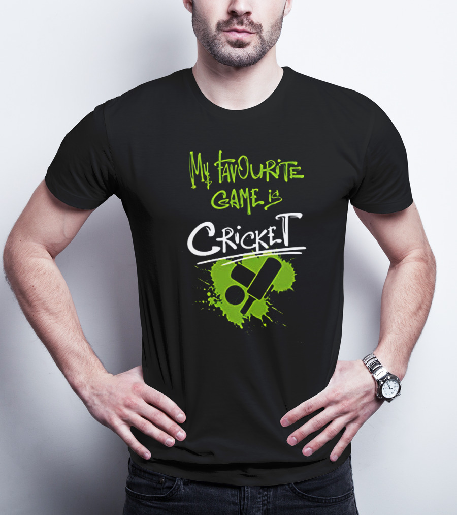 My Favourite Game Is Cricket T-Shirt