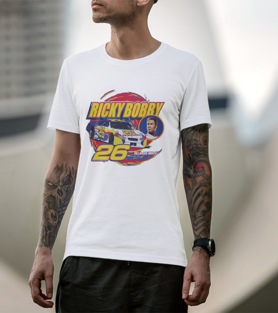 Ricky Bobby 26 Talladega Nights Racing Car T-Shirt