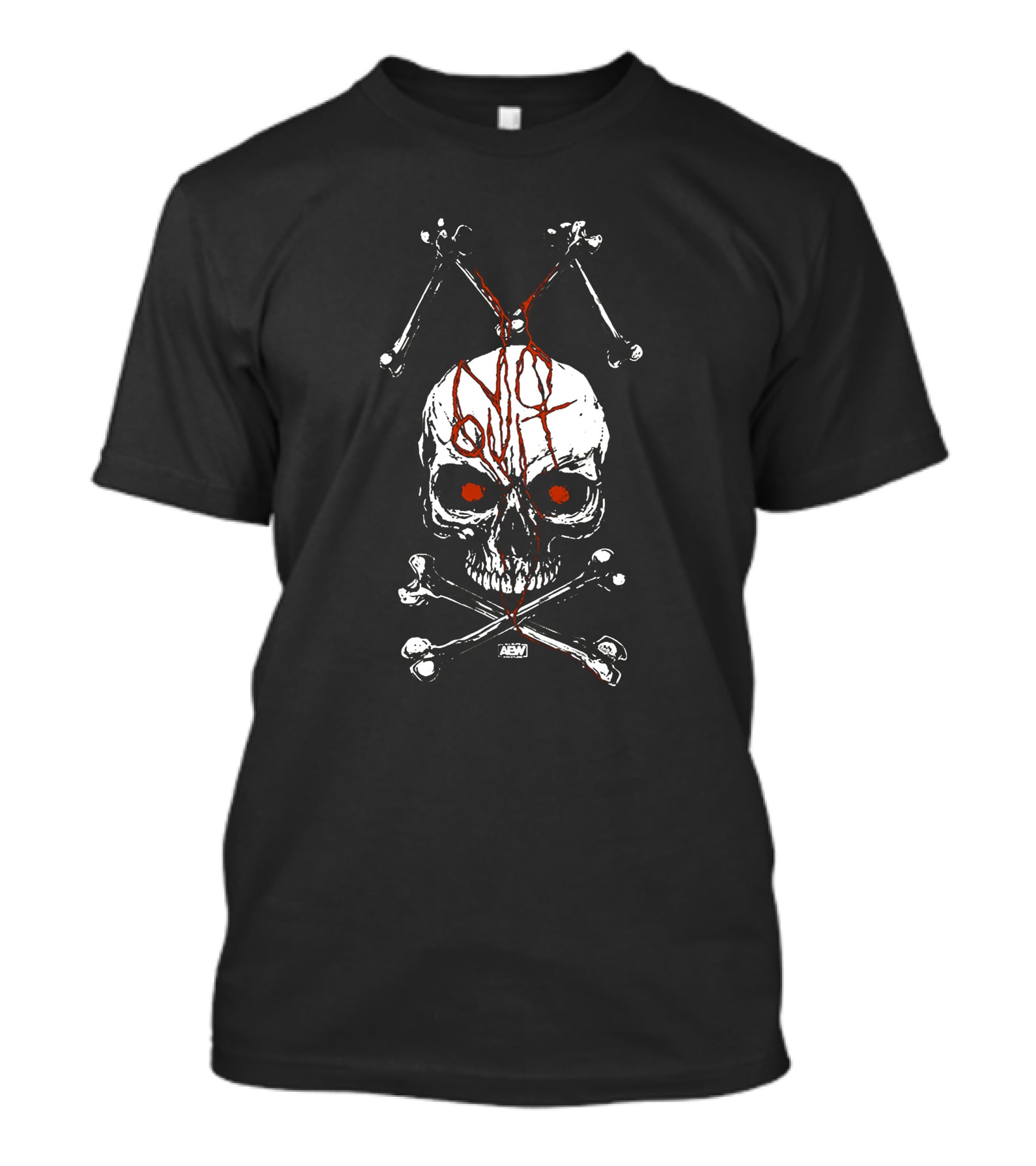 AEW Moxley Skull With Crossbones And Not Quit Text T-Shirt