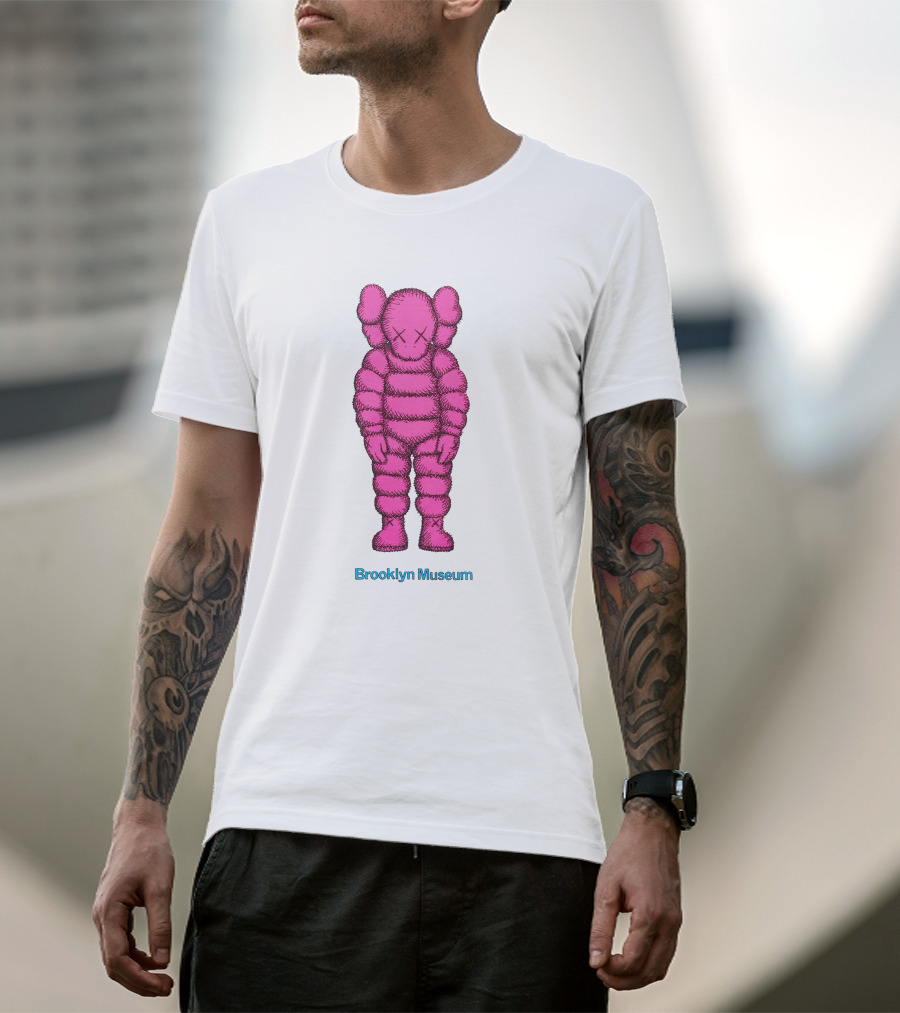 KAWS Pink Figure Brooklyn Museum T-Shirt