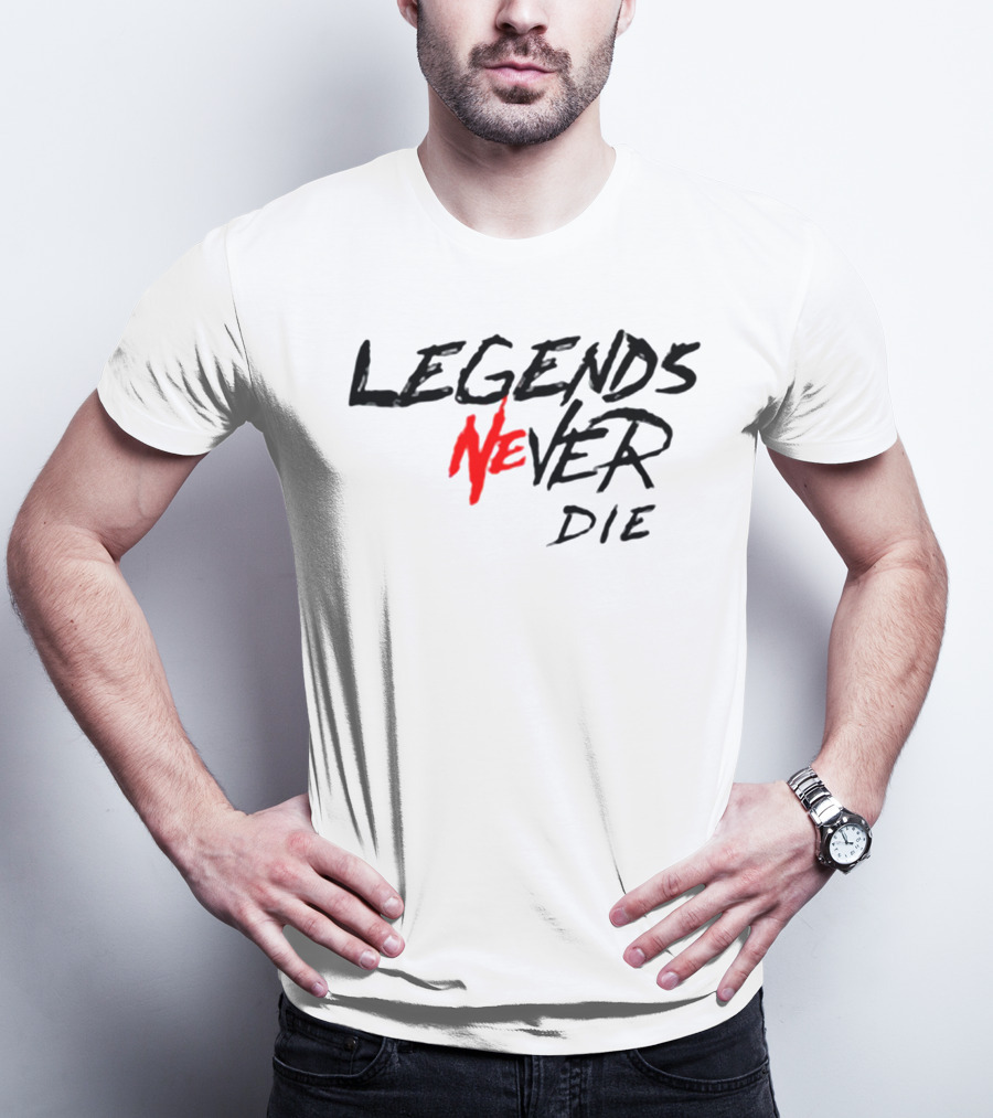 LEGENDS NEVER DIE White T-Shirt