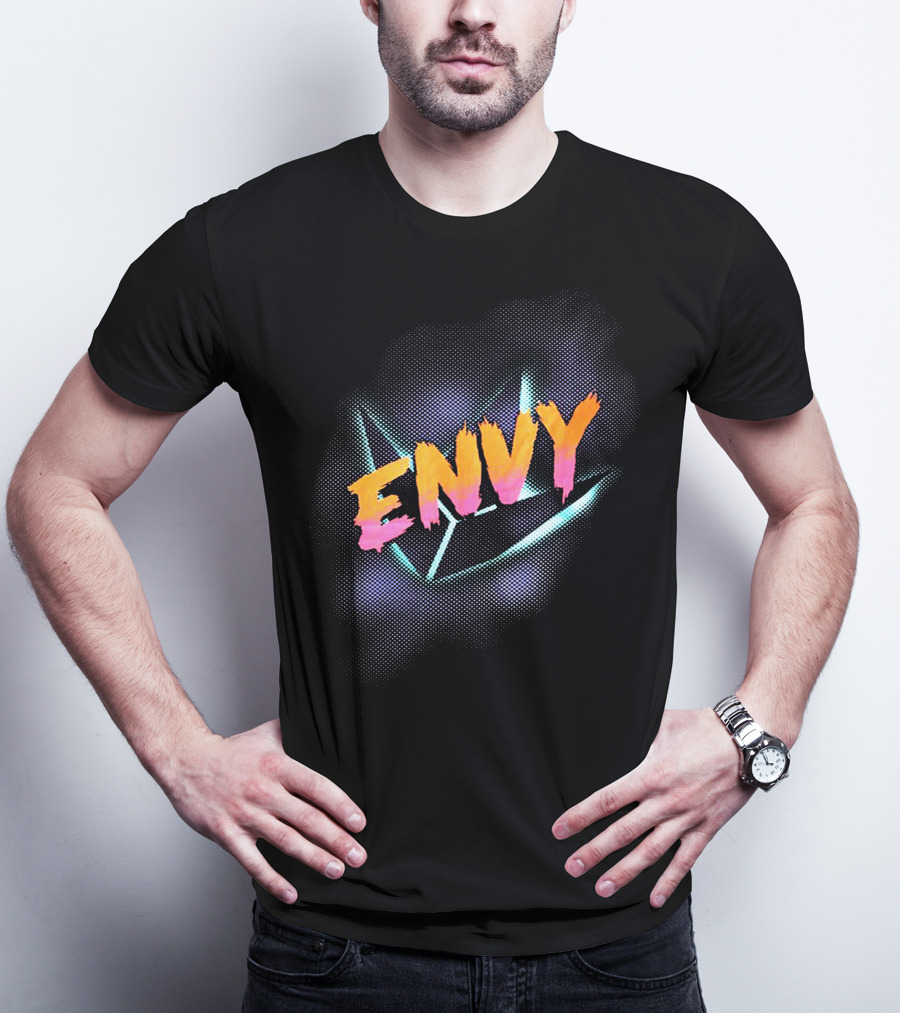 ENVY Neon Brushstroke T-Shirt