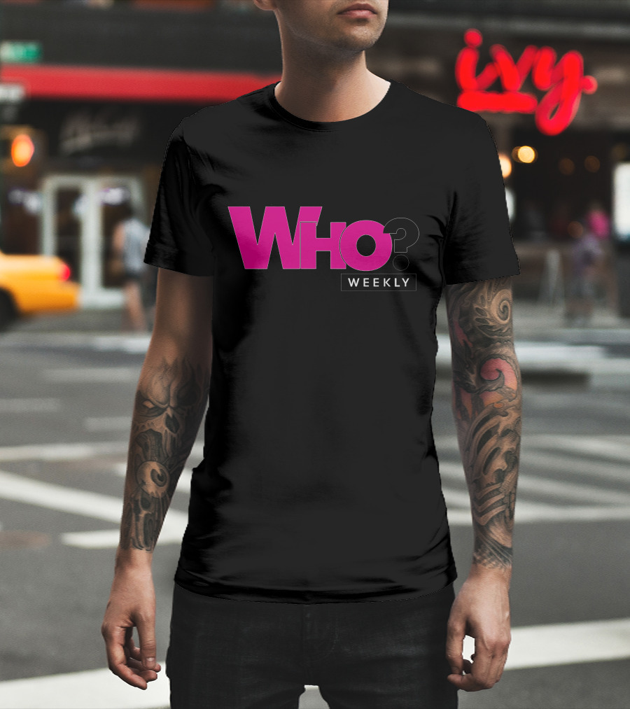 Who? Weekly Logo Merchandise T-Shirt