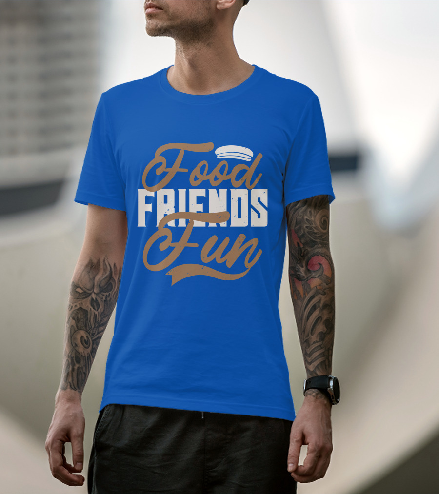 Food Friends Fun Sailor Hat T-Shirt