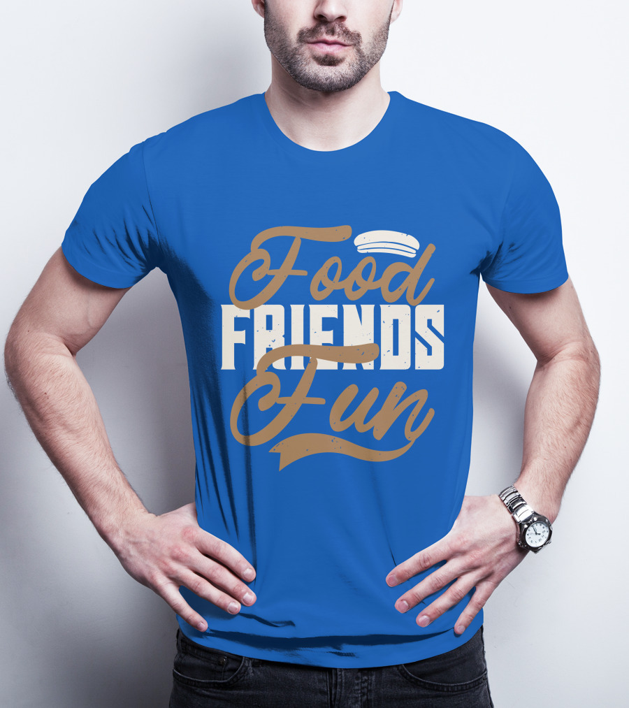 Food Friends Fun Sailor Hat T-Shirt