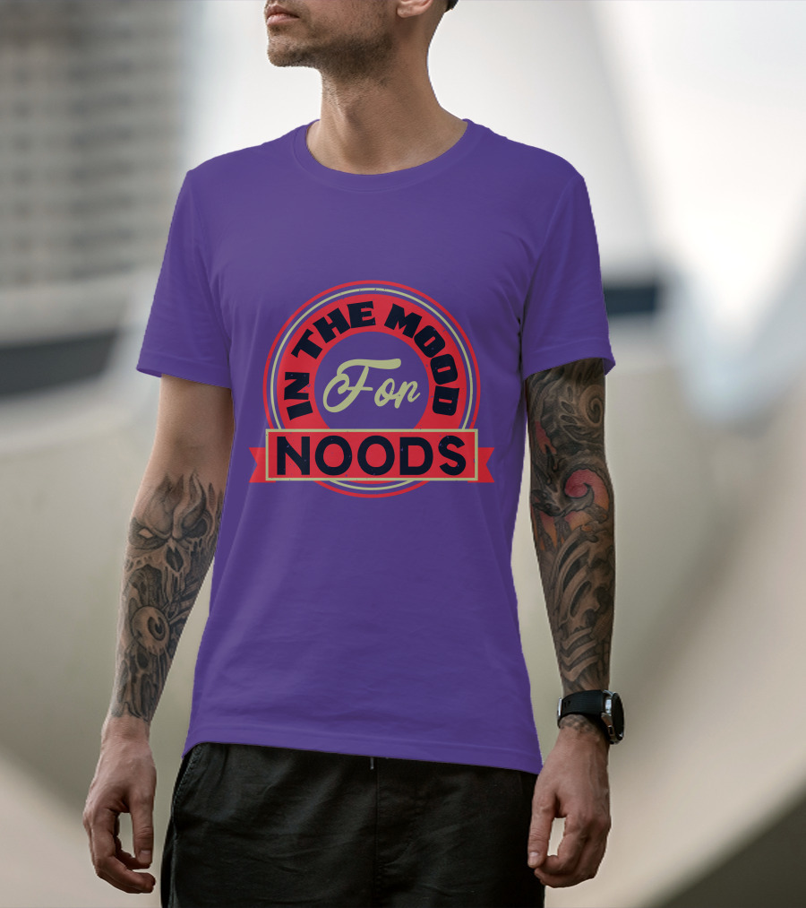 In The Mood For Noods Circle Emblem T-Shirt