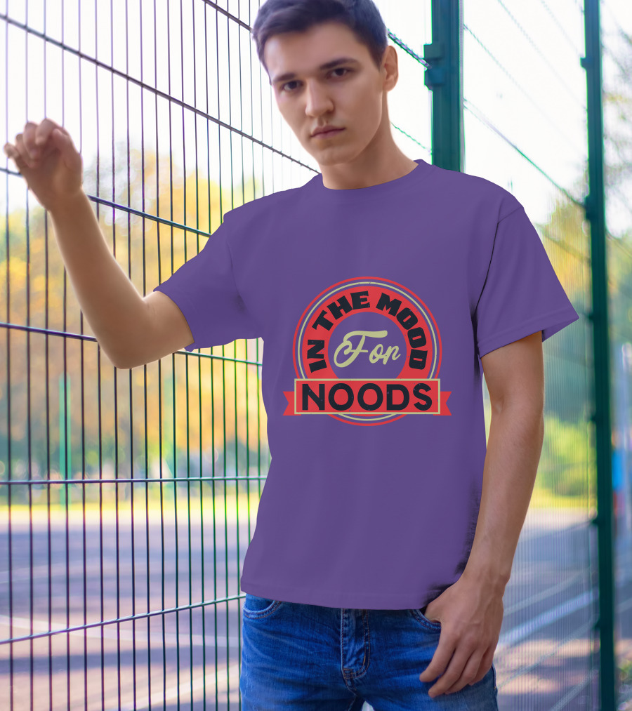In The Mood For Noods Circle Emblem T-Shirt