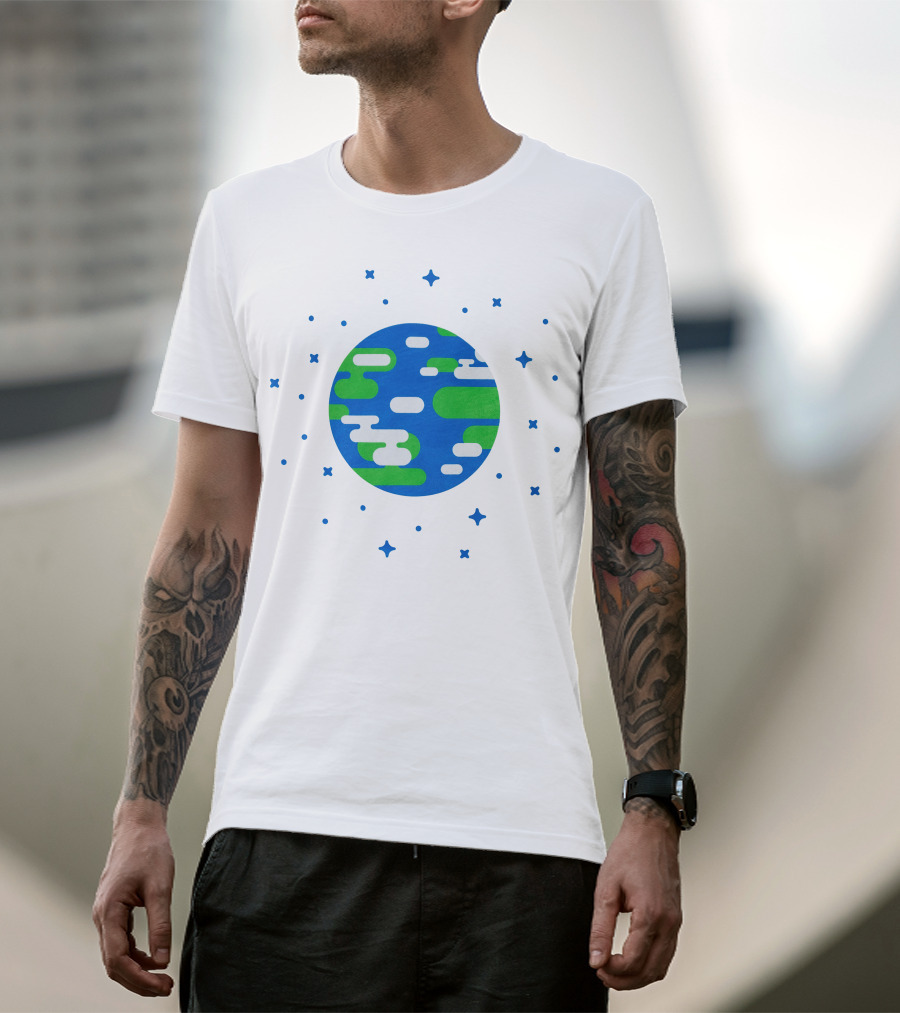 Kurzgesagt Earth Space T-Shirt
