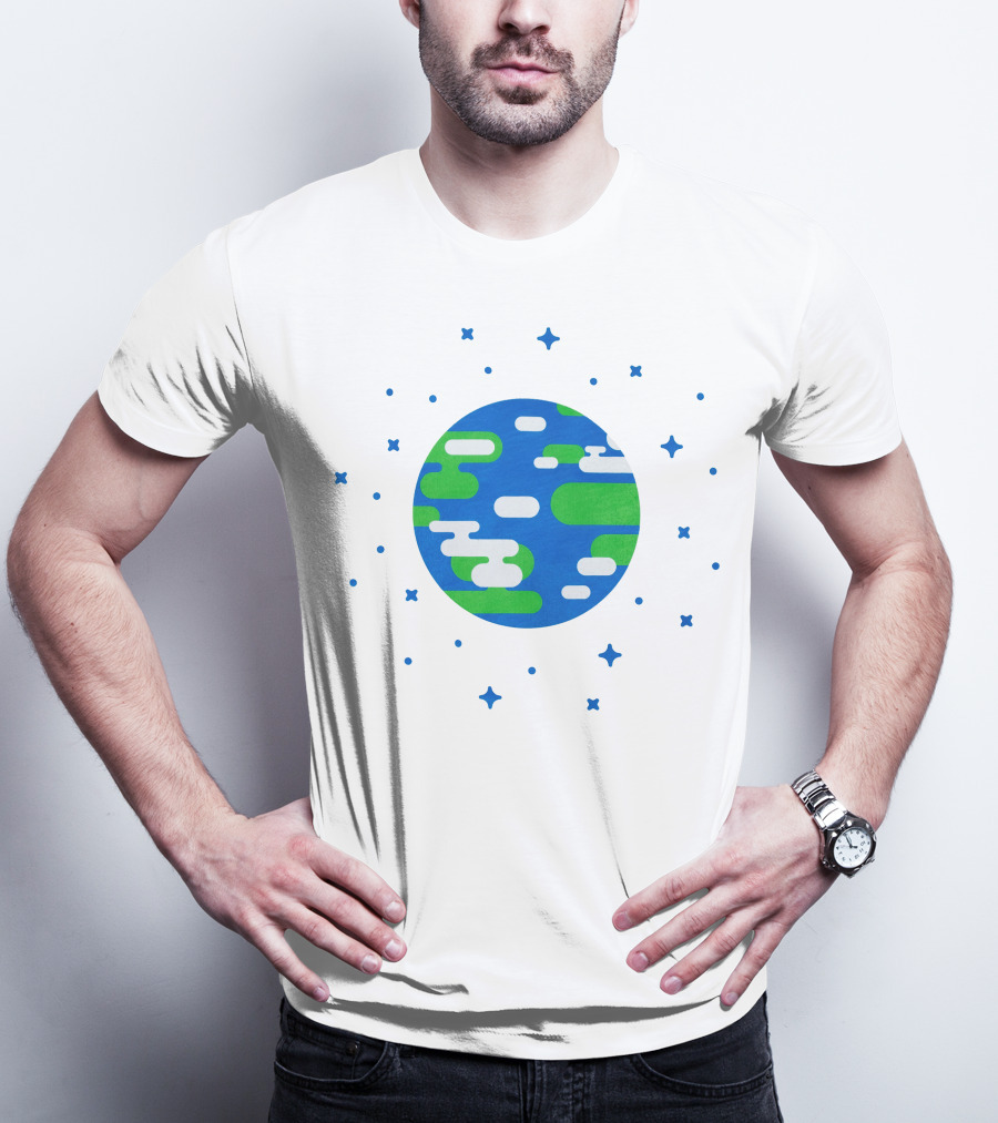 Kurzgesagt Earth Space T-Shirt