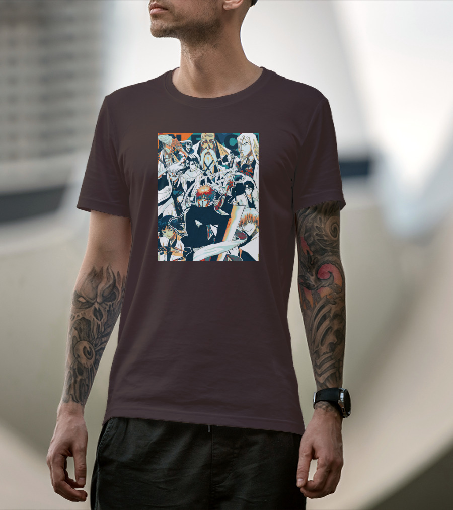 BLEACH Character Collage Manga Art POP T-Shirt