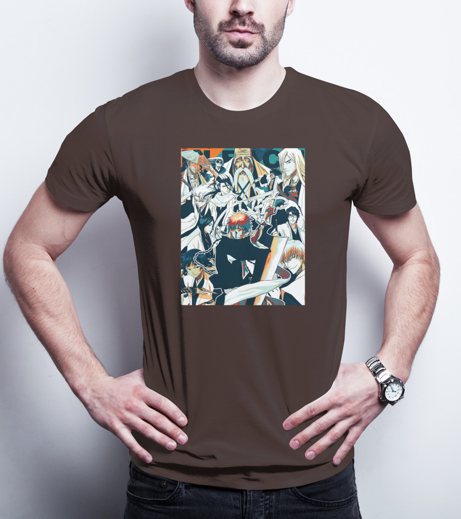 BLEACH Character Collage Manga Art POP T-Shirt