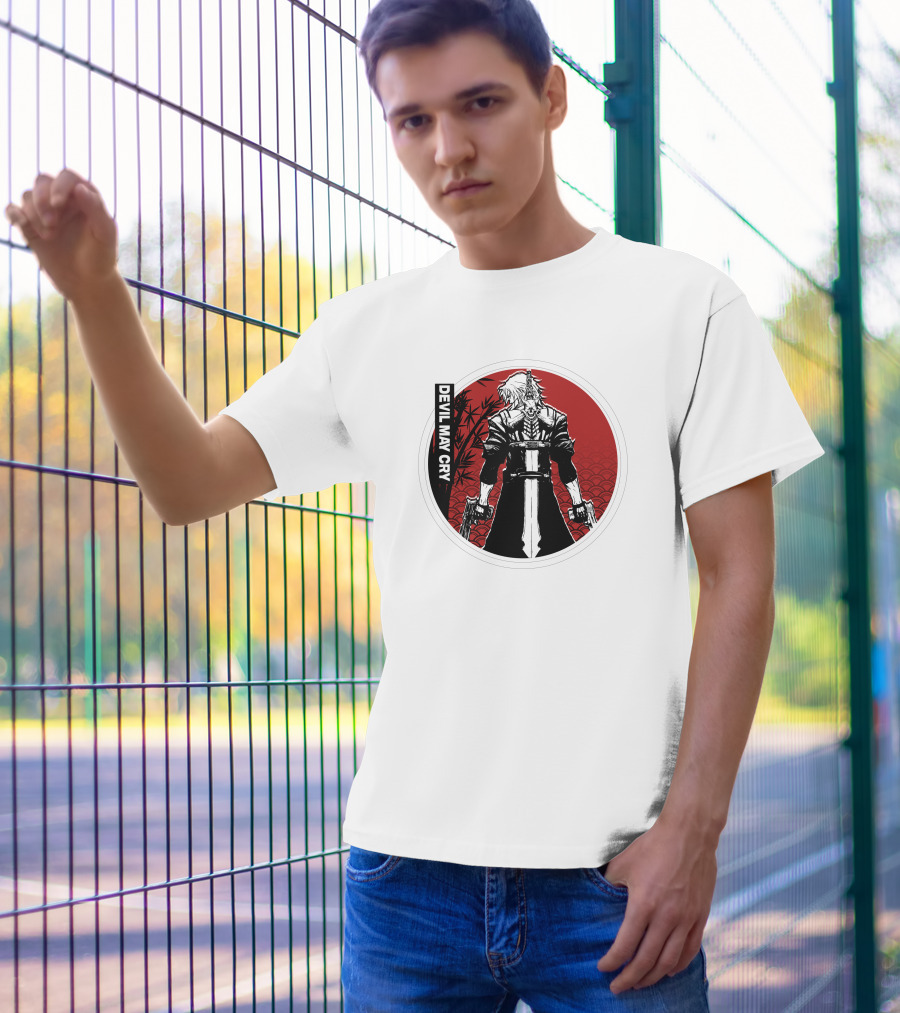 DEVIL MAY CRY Red Circle Character T-Shirt