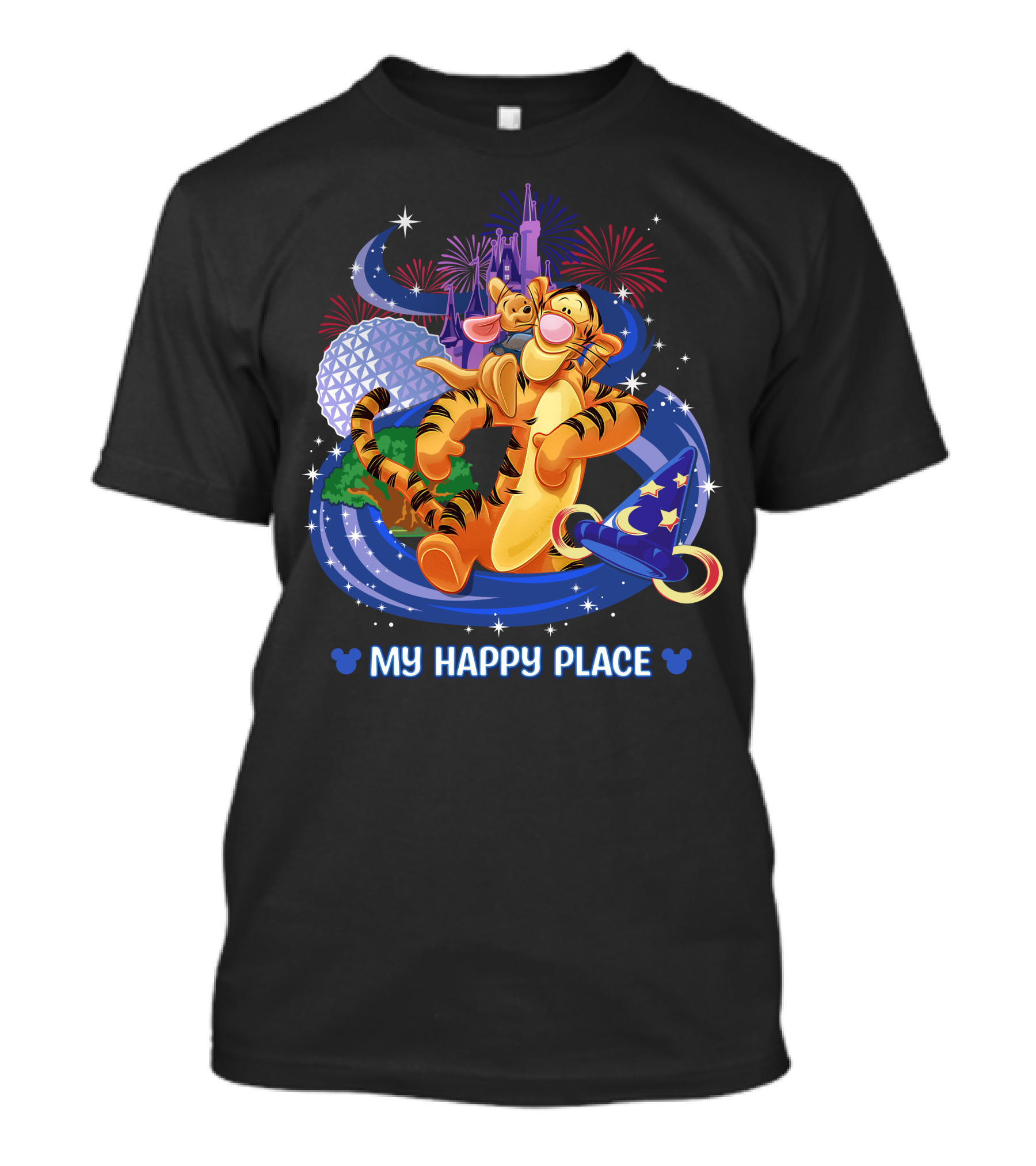 My Happy Place Tigger Disney Magic Kingdom Celebration T-Shirt