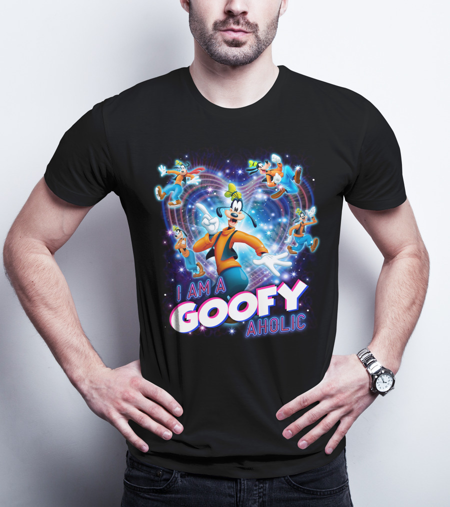 I Am A Goofy Aholic Disney Character Fan Tribute T-Shirt