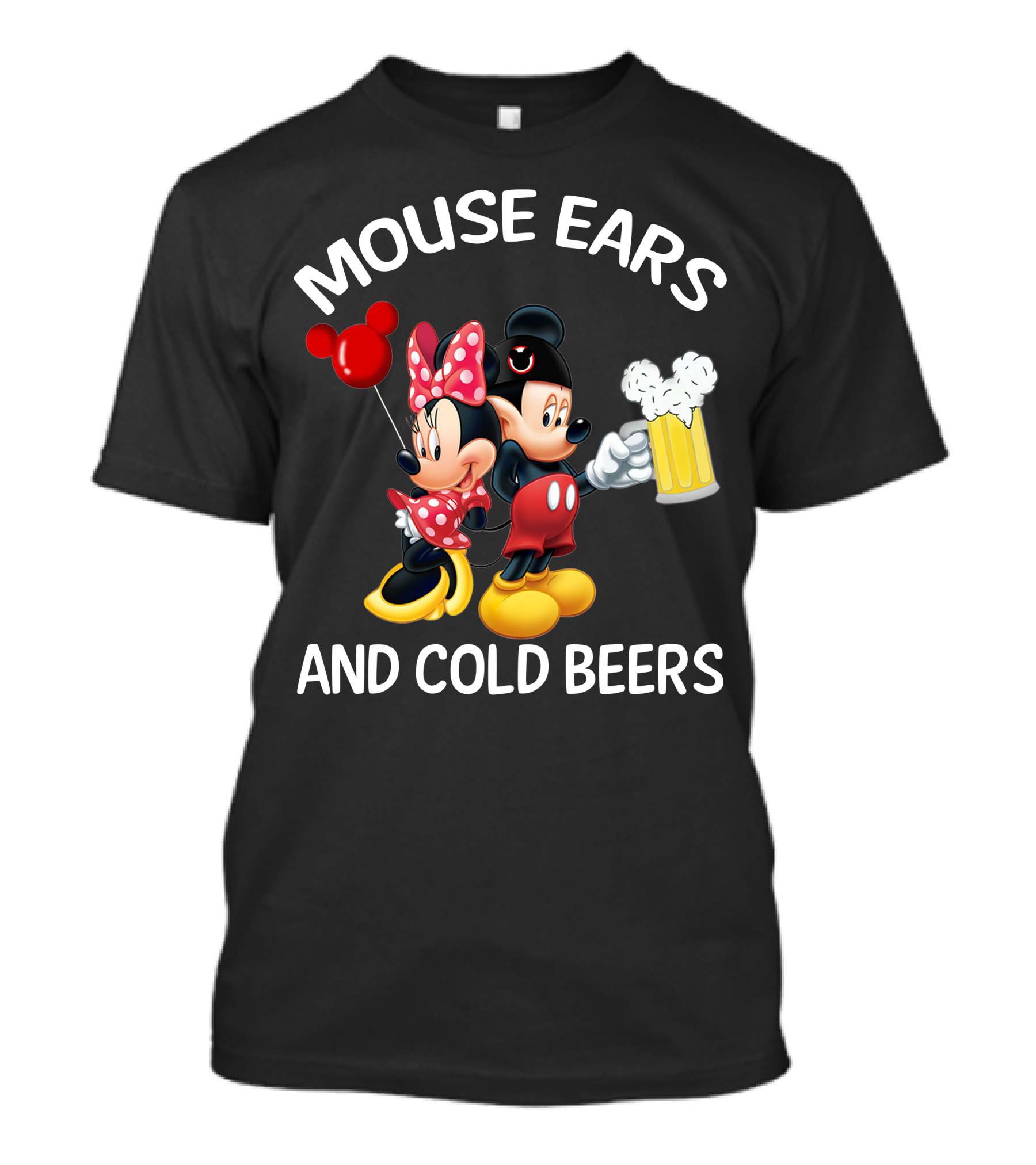 Mouse Ears And Cold Beers T-Shirt