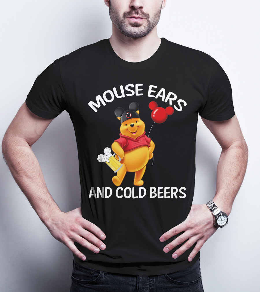 Mouse Ears And Cold Beers Balloon And Mug T-Shirt