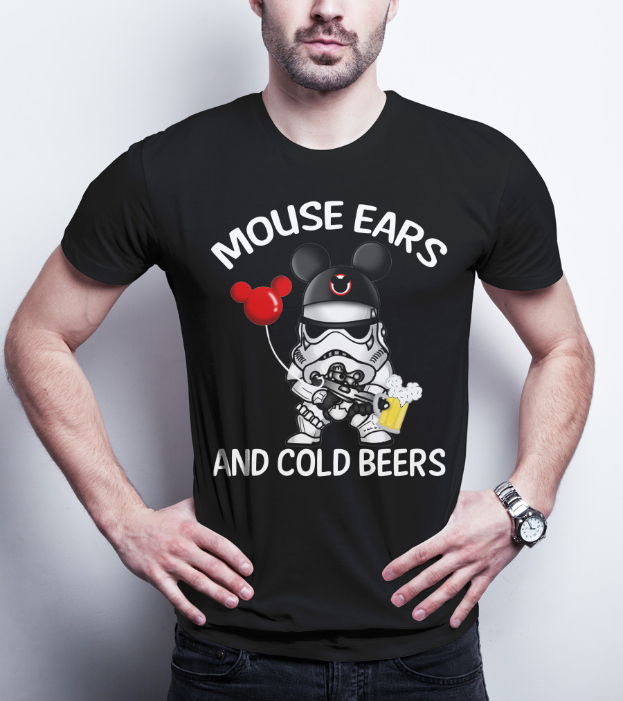 Mouse Ears And Cold Beers Stormtrooper T-Shirt