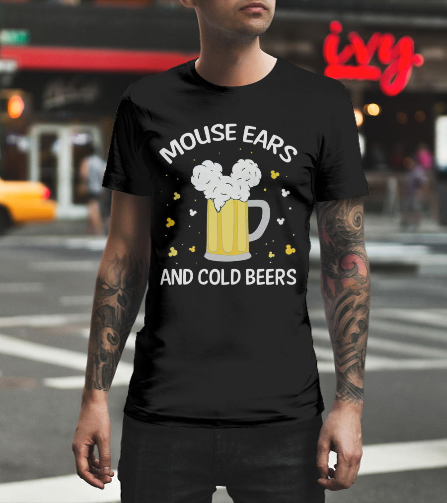 Mouse Ears And Cold Beers T-Shirt