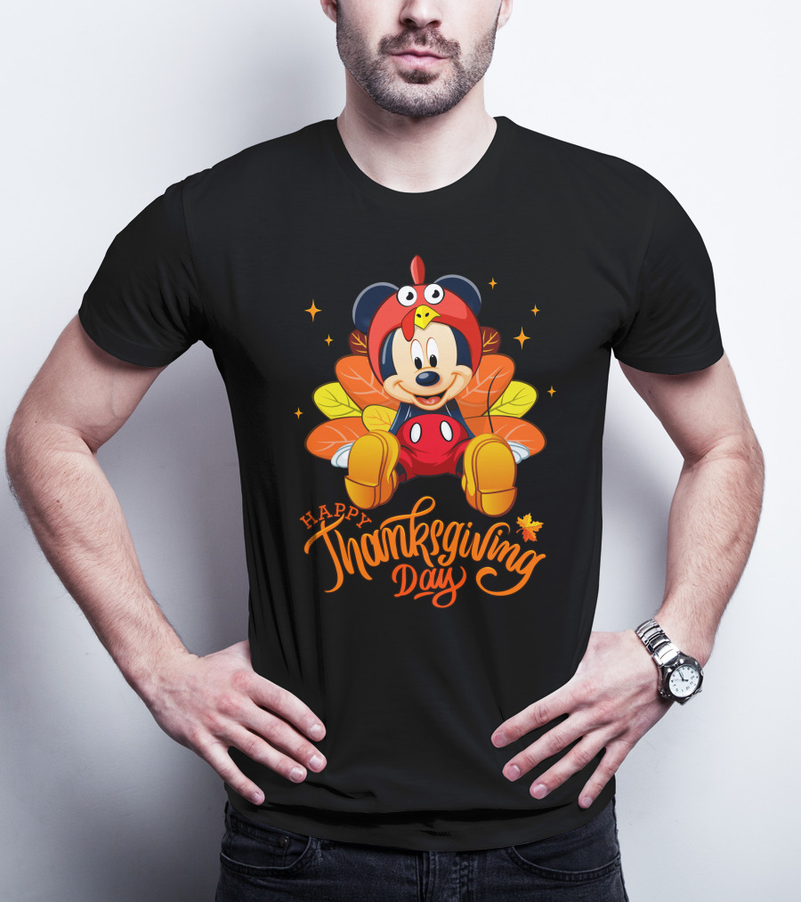 Mickey Happy Thanksgiving Day T-Shirt
