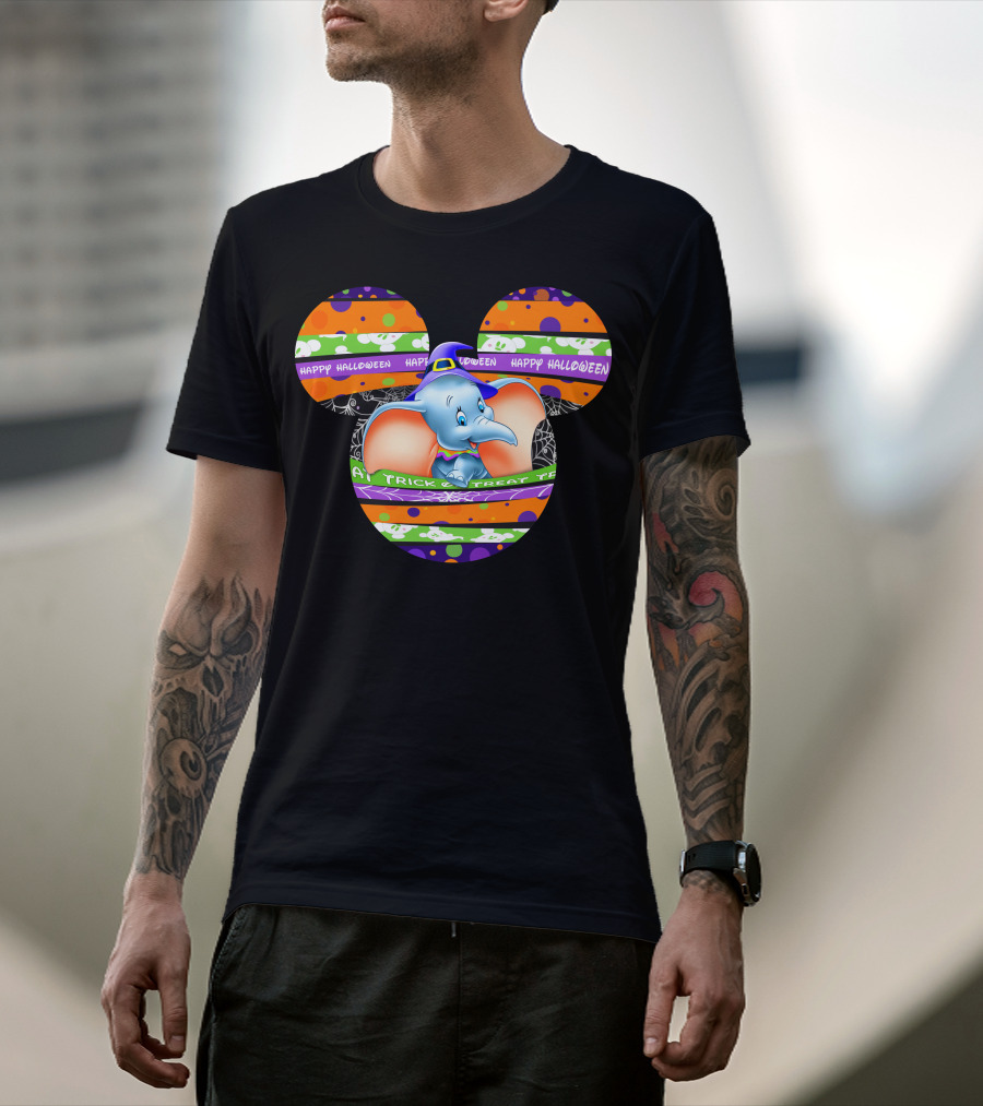 Dumbo Happy Halloween Mickey Trick Or Treat T-Shirt