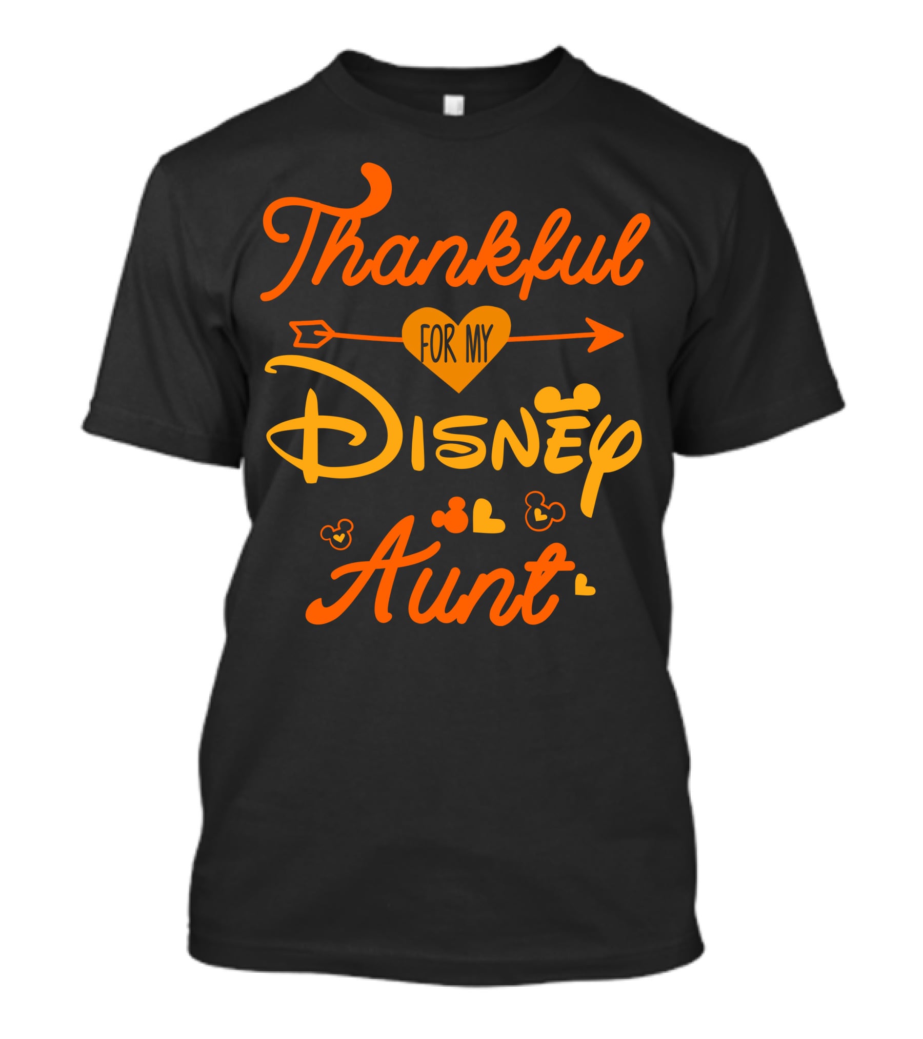 Thankful For My Disney Aunt Thanksgiving T-Shirt