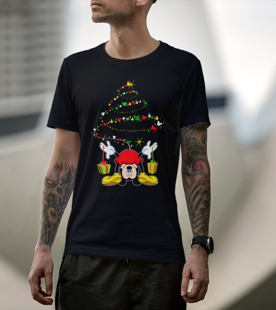 Merry Christmas 102 Holiday Cartoon Character Festive Tree T-Shirt