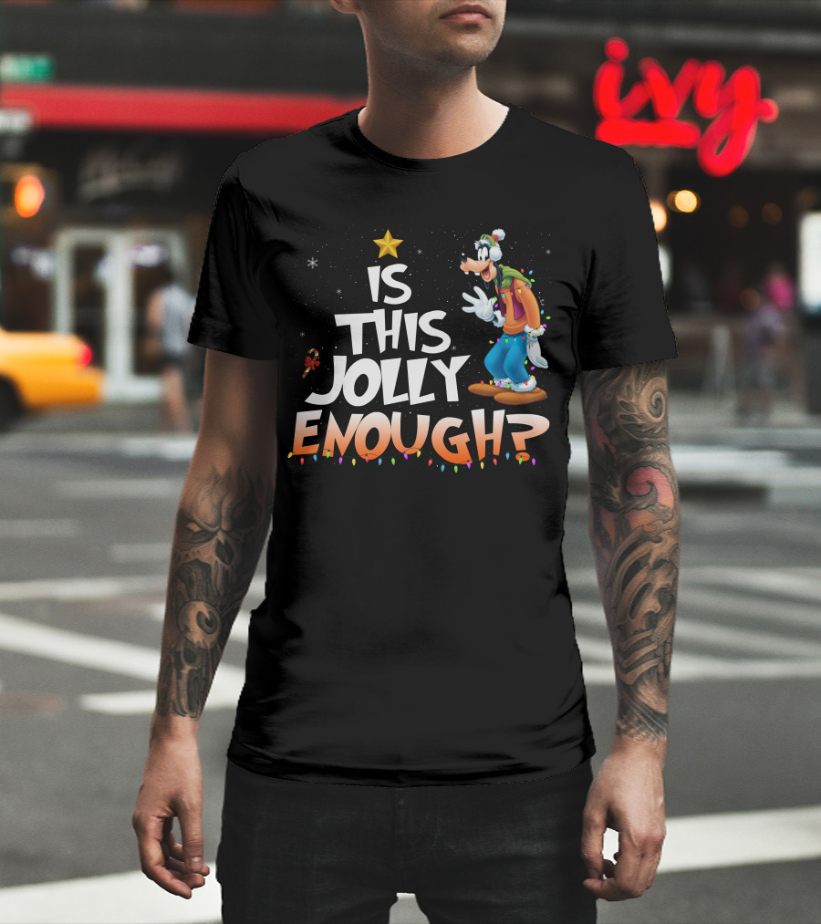 Goofy Is This Jolly Enough Christmas Lights T-Shirt