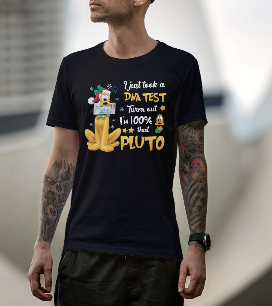 I Just Took A Dna Test Turns Out I'm 100% That Pluto Santa North Pole T-Shirt