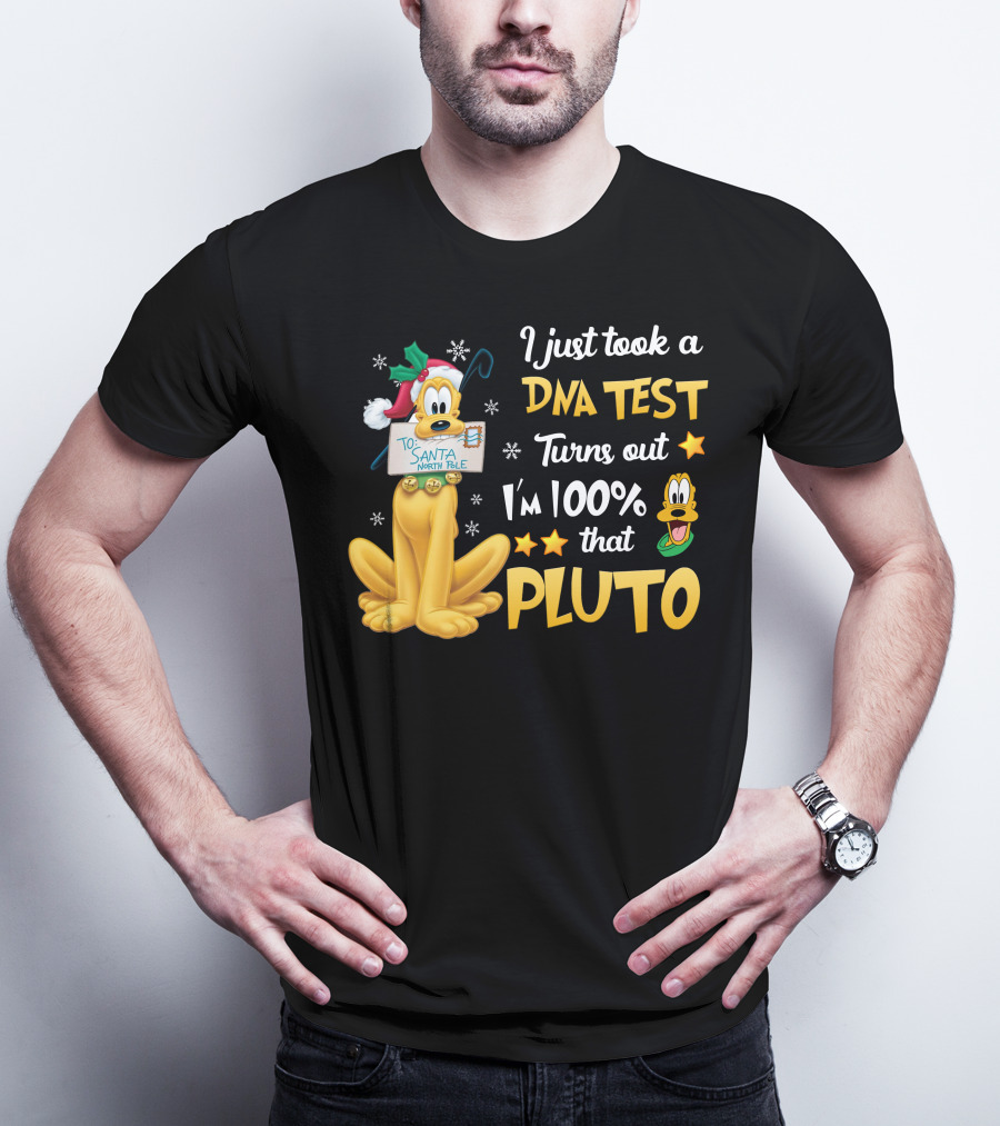 I Just Took A Dna Test Turns Out I'm 100% That Pluto Santa North Pole T-Shirt
