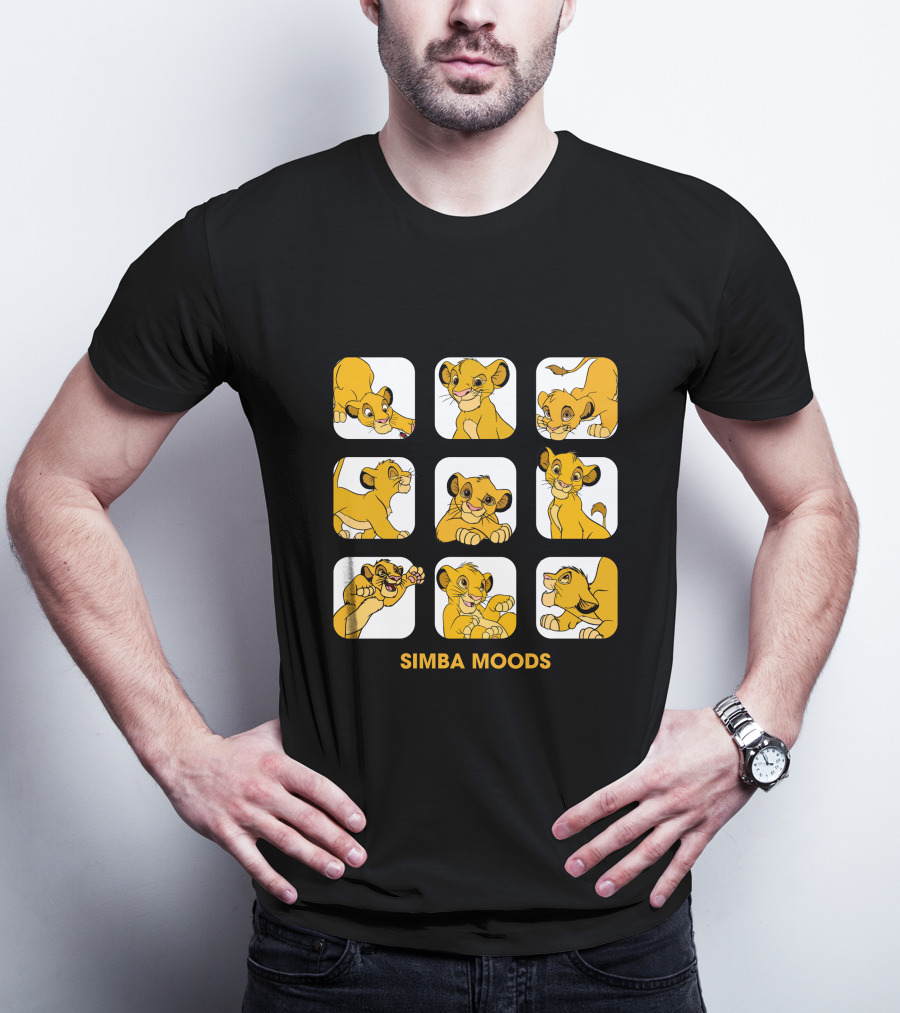 Simba Moods Character Expressions T-Shirt