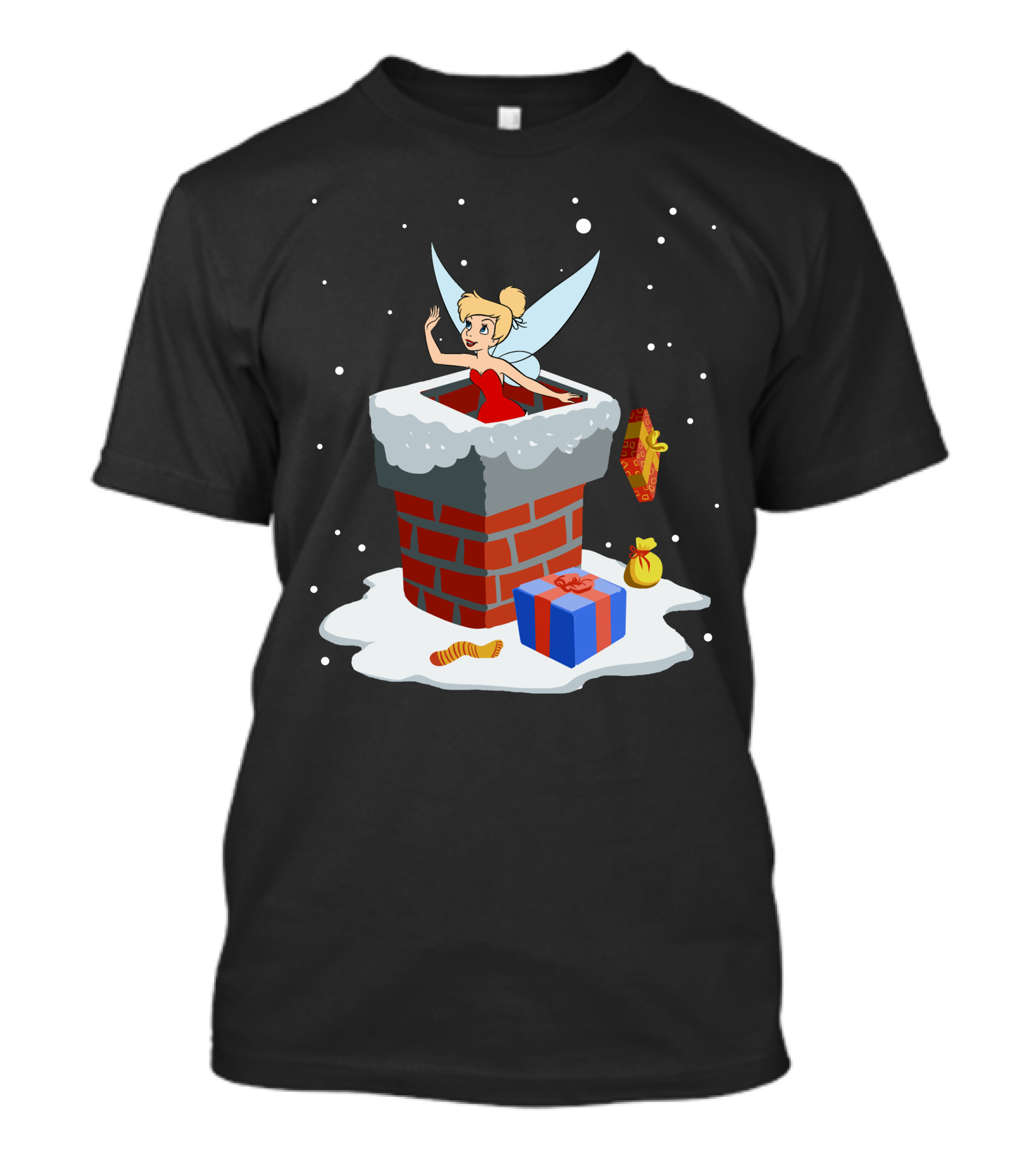 Tinker Bell Christmas Chimney Adventure T-Shirt