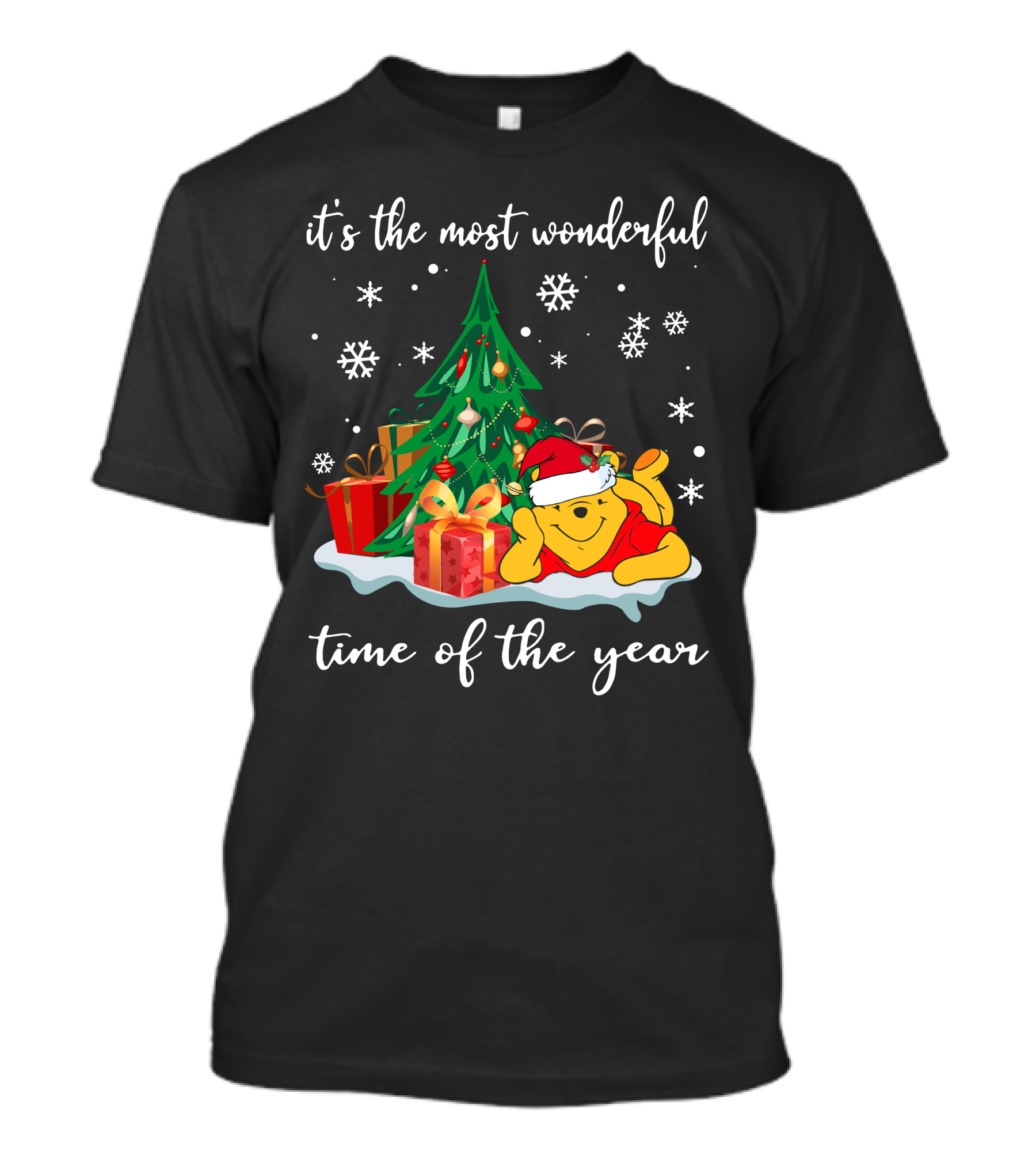 It's The Most Wonderful Time Of The Year Christmas Pooh T-Shirt