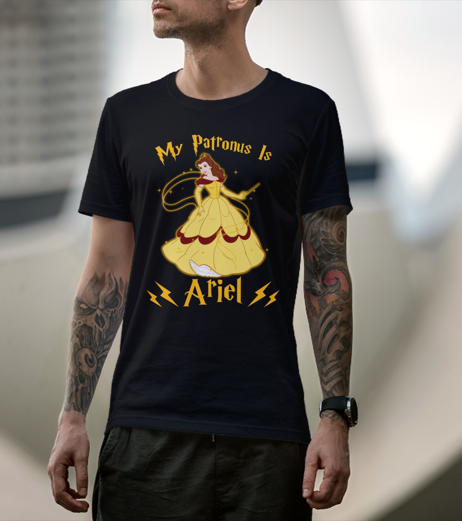 My Patronus Is Ariel Belle Disney Princesses Crossover T-Shirt