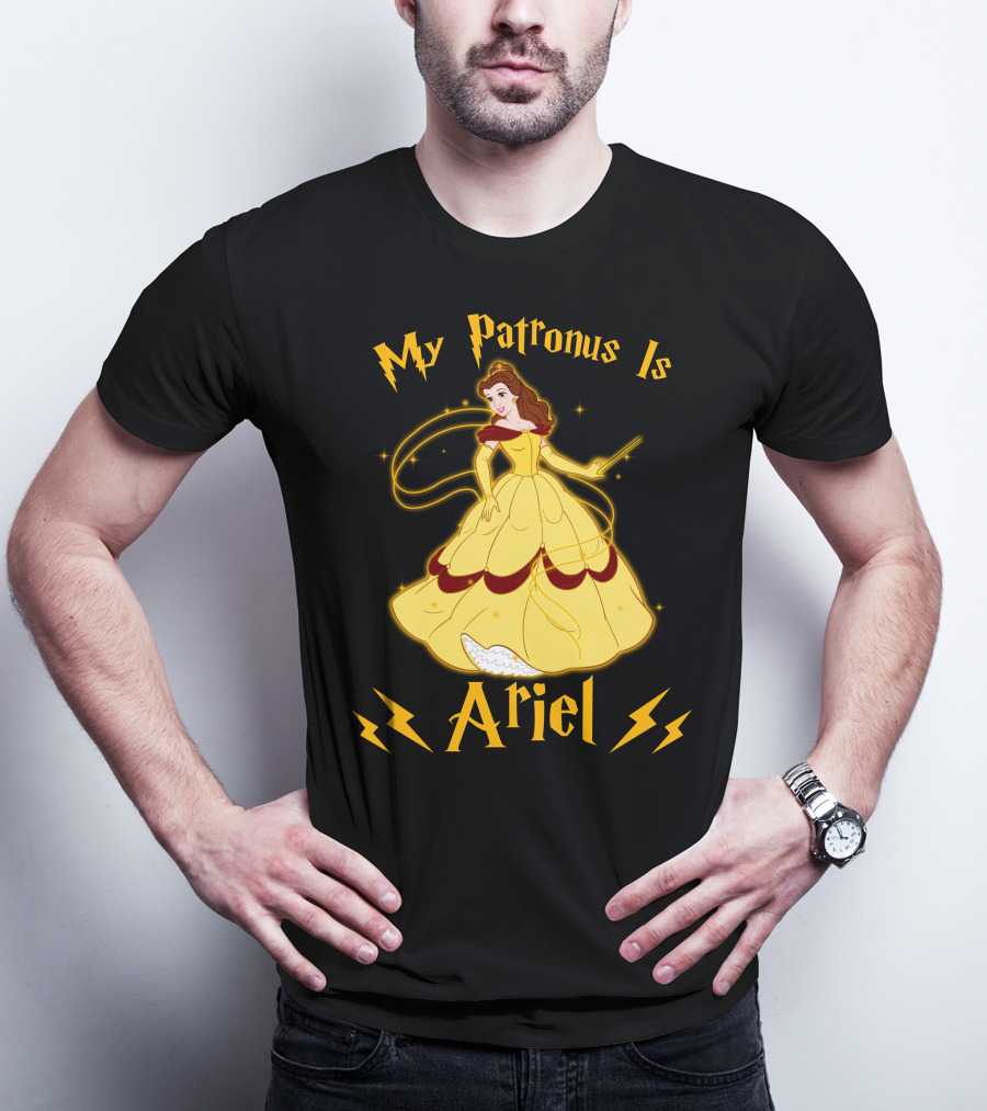 My Patronus Is Ariel Belle Disney Princesses Crossover T-Shirt