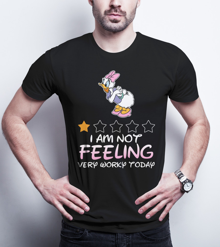 Daisy Duck I Am Not Feeling Very Worky Today One Star Rating T-Shirt