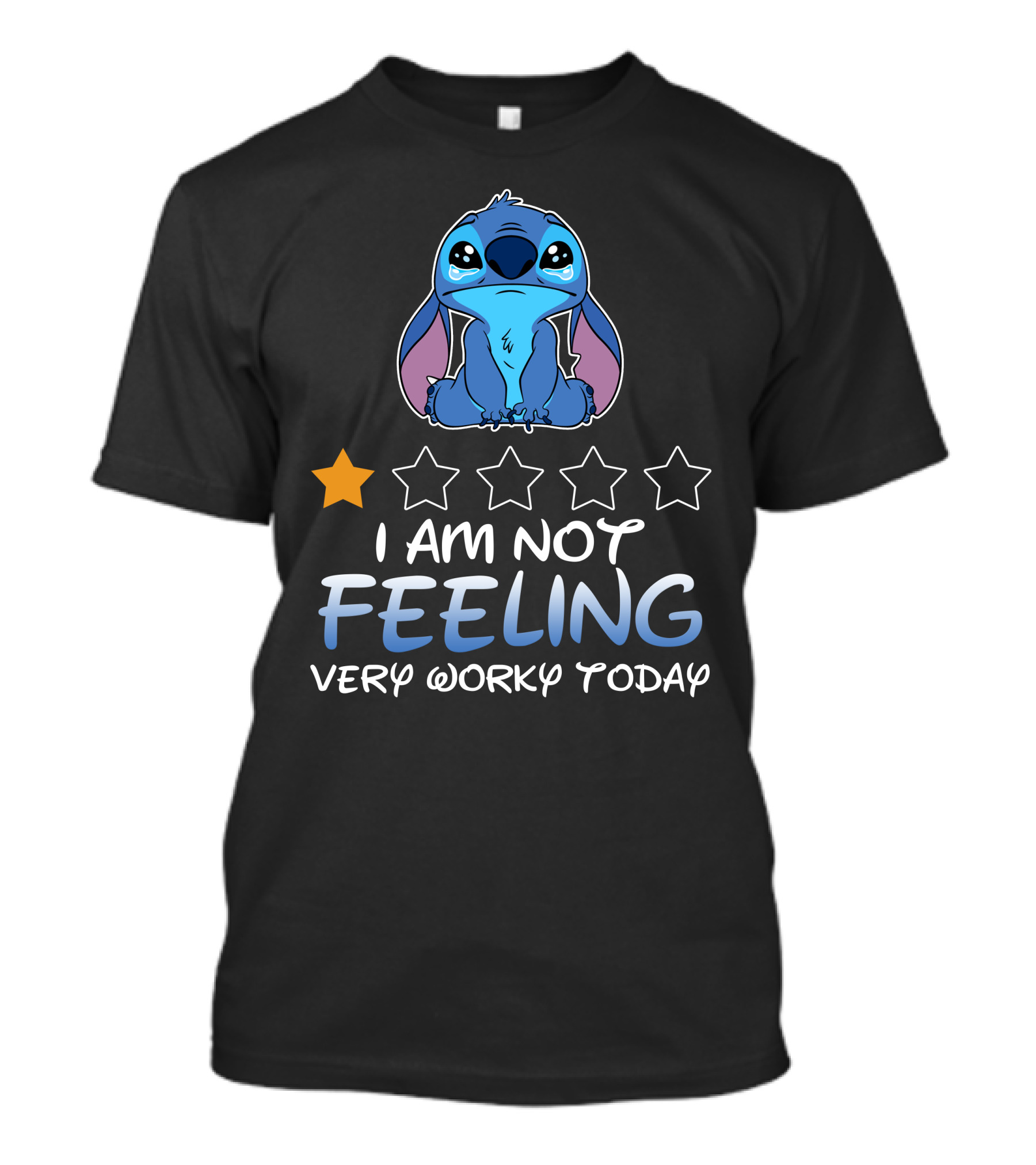 Stitch I Am Not Feeling Very Worky Today T-Shirt