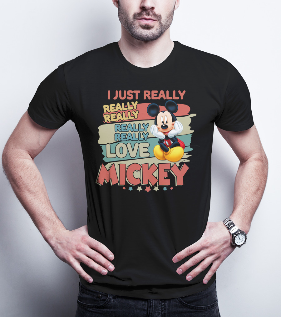 I Just Really Really Really Really Really Love Mickey T-Shirt