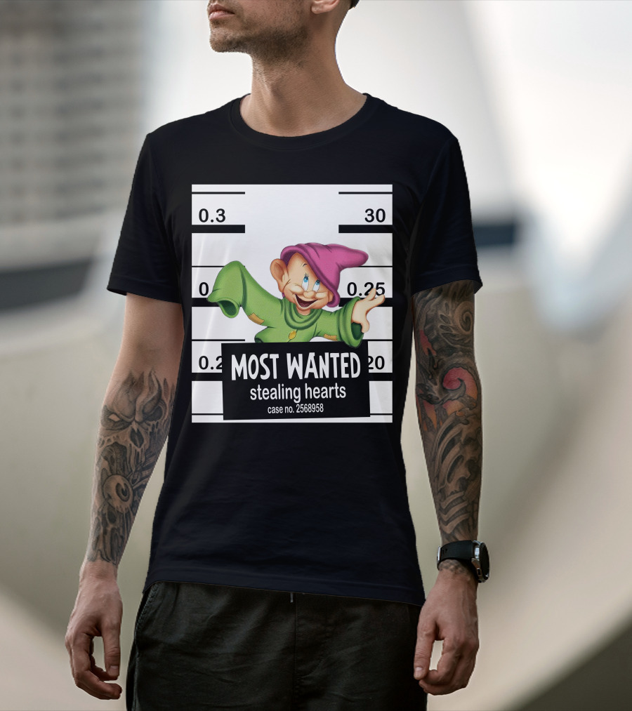 Most Wanted Stealing Hearts Dopey Case No. 2568958 T-Shirt