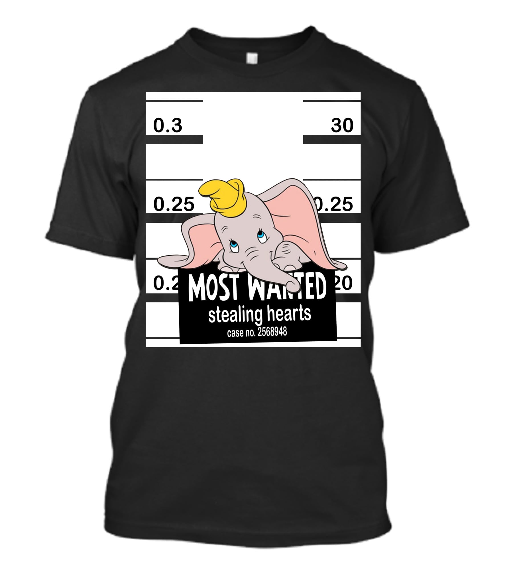 Dumbo Most Wanted Stealing Hearts Case No. 2568948 T-Shirt