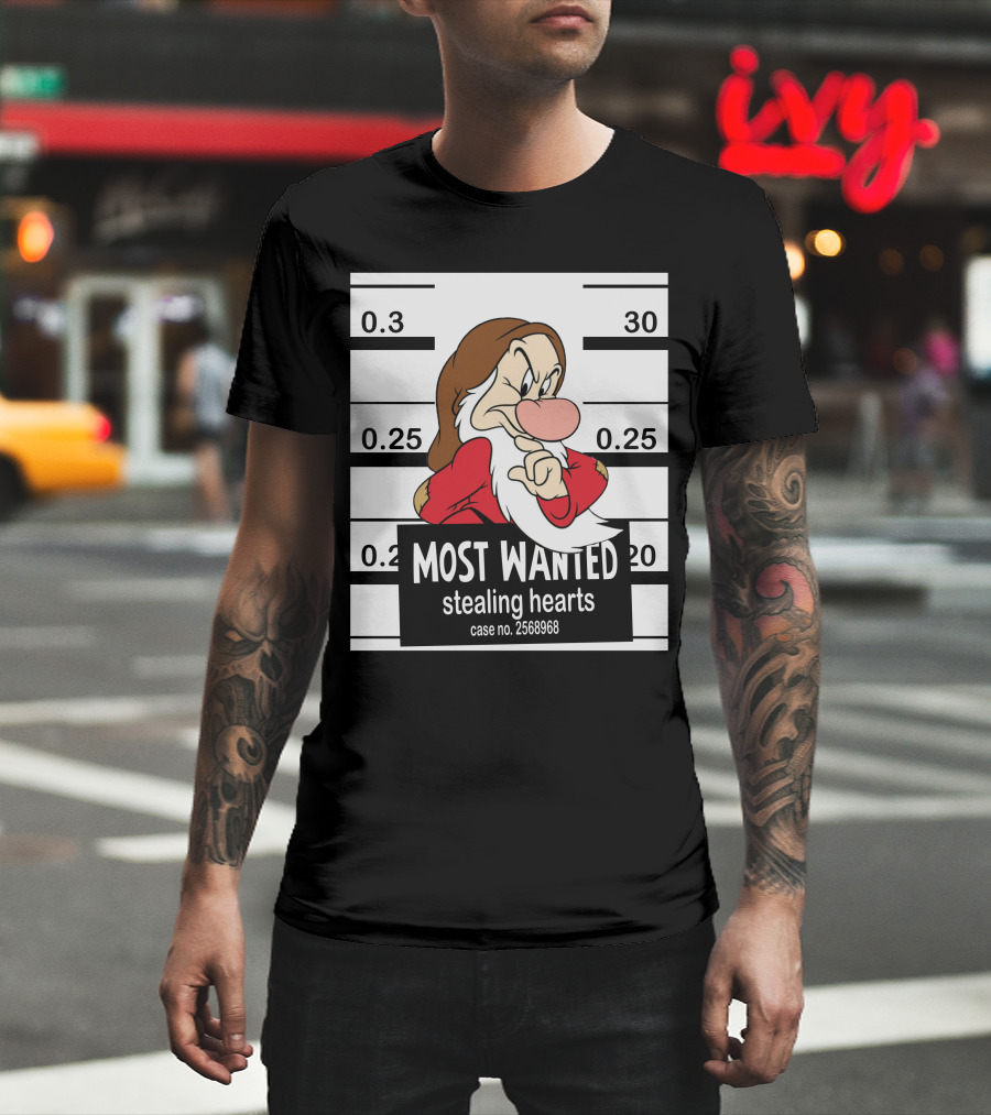 Most Wanted Stealing Hearts Grumpy Case No. 2568968 T-Shirt