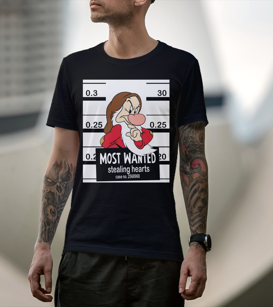 Most Wanted Stealing Hearts Grumpy Case No. 2568968 T-Shirt
