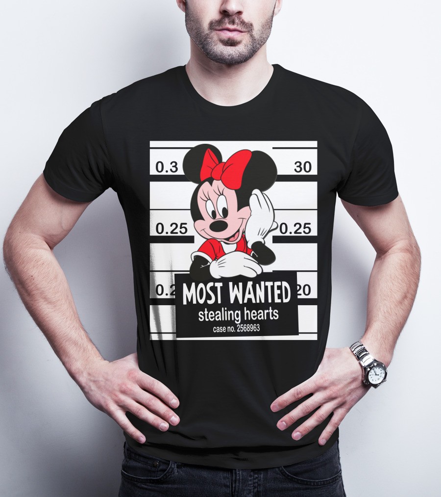 Minnie Most Wanted Stealing Hearts Case No. 2568963 T-Shirt