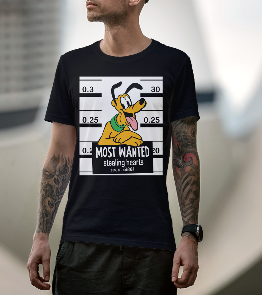 Most Wanted Pluto Stealing Hearts Case No. 2568967 T-Shirt