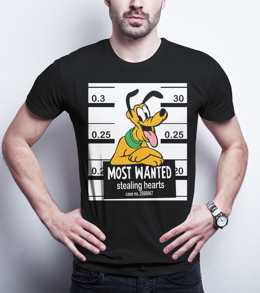 Most Wanted Pluto Stealing Hearts Case No. 2568967 T-Shirt