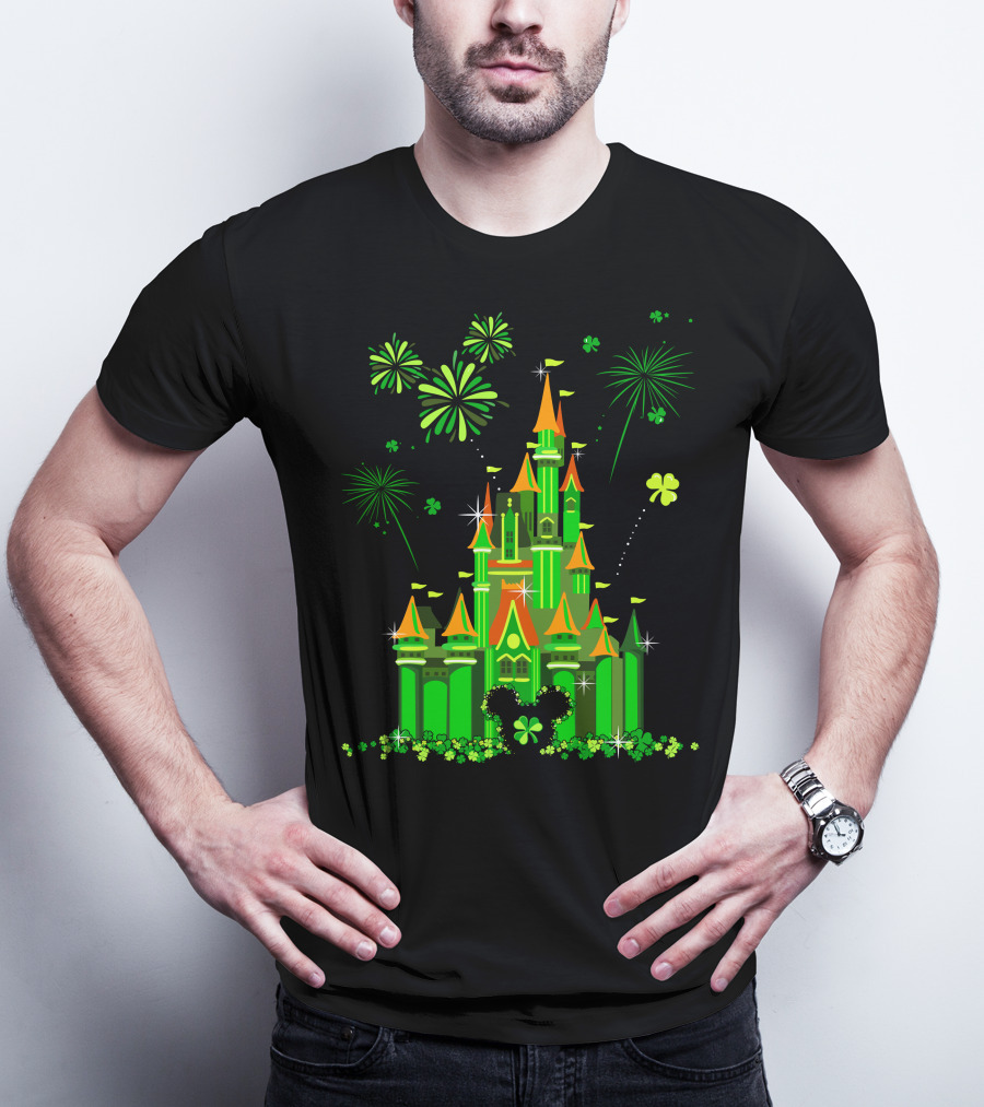PATRICK CASTLE SHAMROCK FIREWORKS T-Shirt