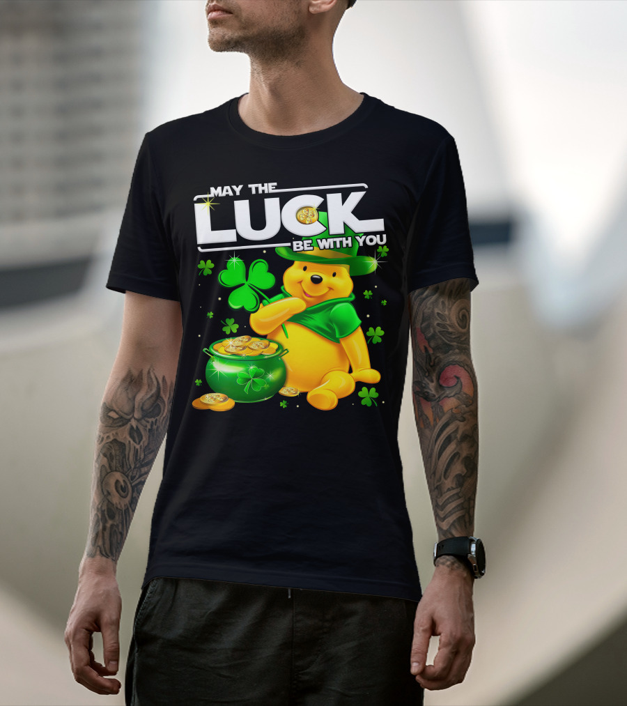 May The Luck Be With You Pooh T-Shirt