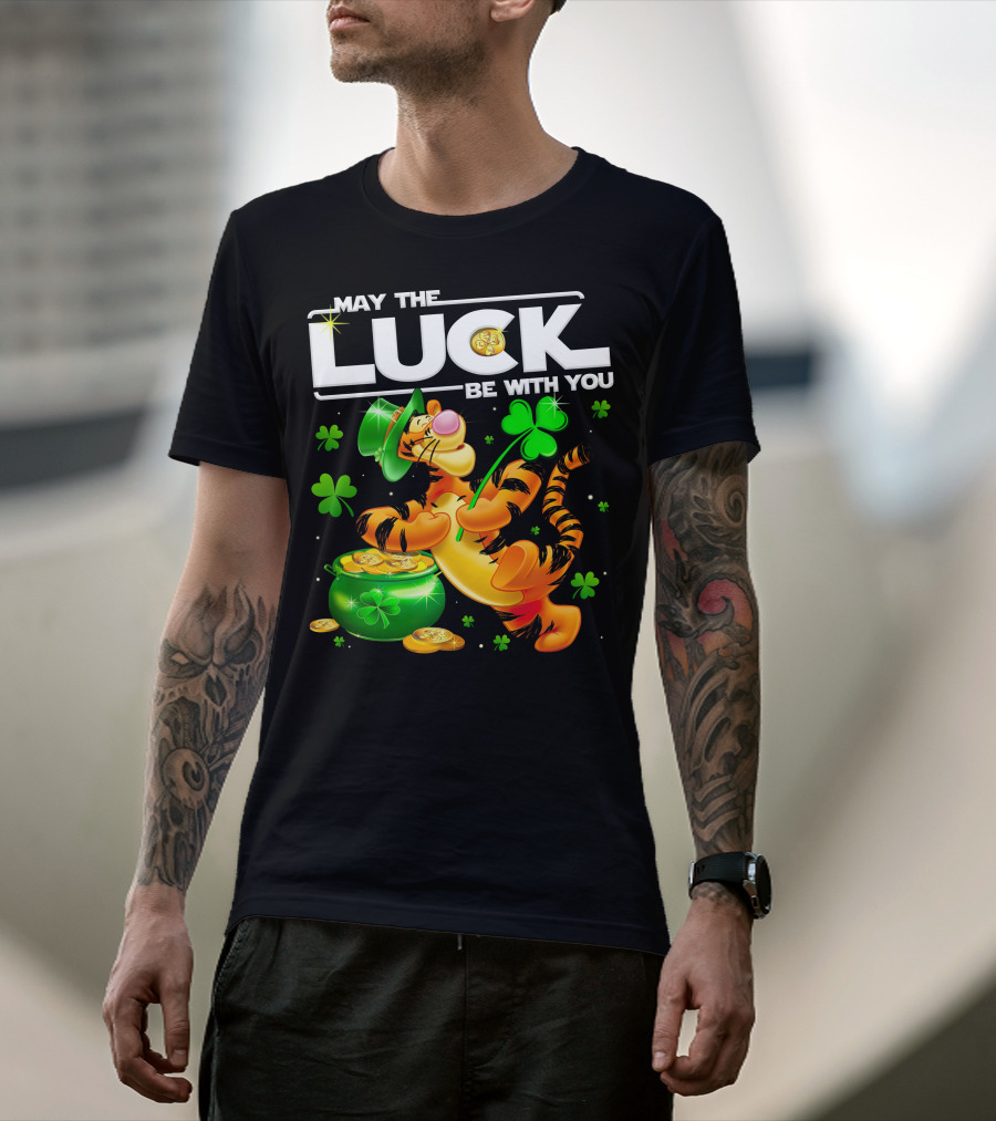 May The Luck Be With You Tigger T-Shirt